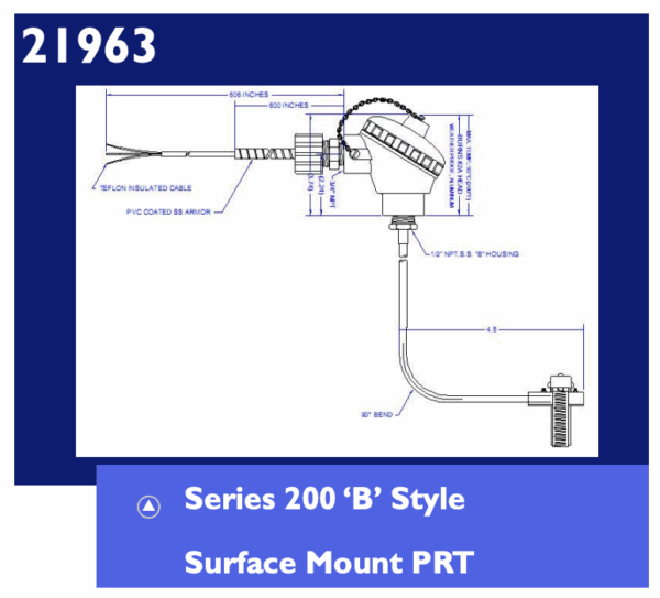 Surface Mount Sensor for Outdoor Use: No-Contact Temp Sensor